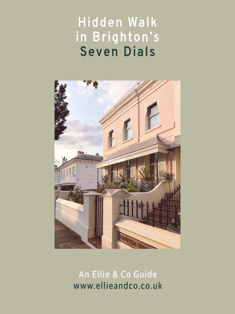 A Hidden Walk Around Seven Dials in Brighton - Self-guided with a map