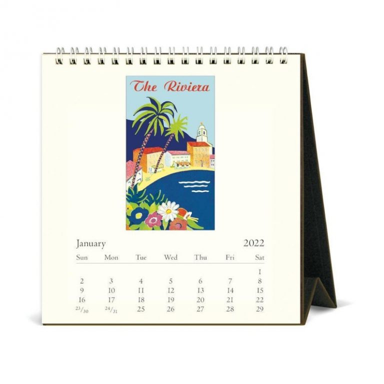 Shopping for 2022 Illustrated Travel-themed Calendars - Ellie & Co
